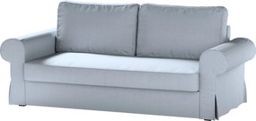 Potah na pohovku IKEA Backabro,  3-místná, rozkládací barva modrá látka pletený vzor