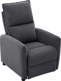 XXXLutz TELEVIZNÍ KŘESLO, dřevo, kov, plast, textil, tmavě šedá Carryhome - TV křesla - 000454004502