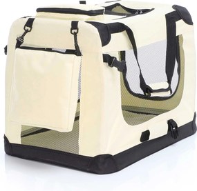Přepravní box fudajo – 60 × 42 × 44 cm, béžová (64186)