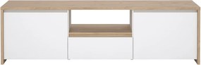 FALCO TV stolek Nerea 315 jackson hickory/bílý lesk