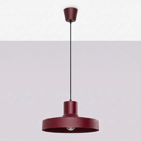 Sollux Lighting Závěsné svítidlo BILO bordó