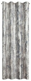 ZATEMŇOVACÍ ZÁVĚS NA KROUŽČÍCH MALIA 140X250 CM VZOROVANÁ
