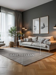 ELLE Decoration, Kusový koberec Perles 106186 Cream Grey z kolekce Elle, 200x280, šedá, ložnice
