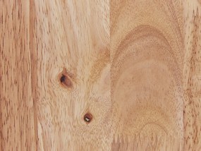 Skříňka ze světlého kaučukového dřeva CHANDLER Beliani