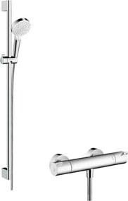 Sprchová baterie Hansgrohe Crometta se sprchovým setem 150 mm bílá/chrom 27813400