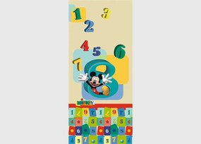 Dětská vliesová fototapeta na zed' Mickey Mouse a Čísla, Disney | 90 x 202 cm | DFTDNV 5413
