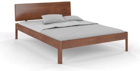 Dřevěná buková postel Visby AMMER / 120x200 cm, barva ořech
