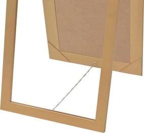 Volně stojící zrcadlo barokní styl 160 x 40 cm zlaté 243692