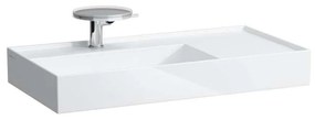 Laufen Kartell - Umyvadlo 90x46 cm, s 1 otvorem pro baterii, SaphirKeramik, bílá H8103384001111