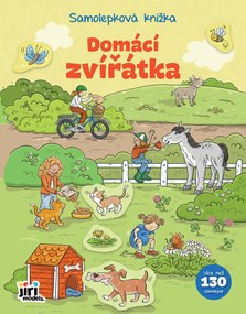 JIRI MODELS Samolepková knížka Domácí zvířátka 130 samolepek 2