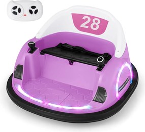 Costway Auto s pojízdným nárazníkem pro batolata 12 V Elektrické 360° Spin