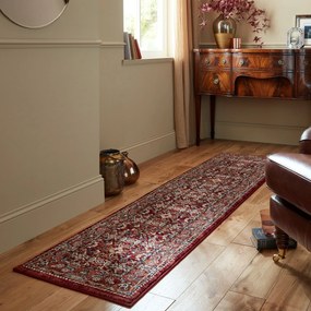 Flair Rugs, Běhoun Sincerity Royale Sandford Red, 66x300, červená, chodba / předsíň