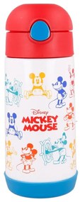 Dětská nerezová lahev s brčkem, 360ml, Stor, mickey