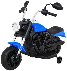 Dětská elektrická motorka Chopper V-Max Modrá