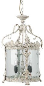 Vintage lustr lucerna s patinou na 4 žárovky - Ø 32*132 cm