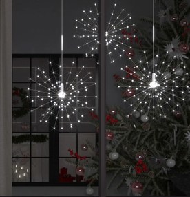 vidaXL Venkovní vánoční ohňostroje 10 ks 20 cm 1 400 LED diod [328603] Barva: Modrá