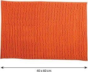 MSV Koupelnová předložka CHENILLE oranžová / Mikrovlákno / Protiskluzo