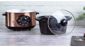 BERLINGERHAUS Pomalý hrnec s poklicí Slow Cooker 3,5 l Black Rose Collection BH-9383