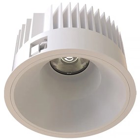 Vestavné kruhové svítidlo Takeo Round White Průměr: 218 mm, Teplota chromatičnosti / Stmívání: 4000 Kelvinů / Stmívatelné DALI, Úhel reflektoru: 60°