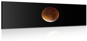 Obraz měsíc na noční obloze - 150x50 cm
