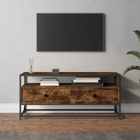 TV skříňka kouřový dub 100 x 35 x 45 cm kompozitní dřevo - Default Title