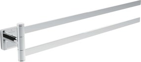 Villeroy & Boch Elements Striking - Držák ručníků dvojitý, délka 43 cm, chrom TVA15202500061