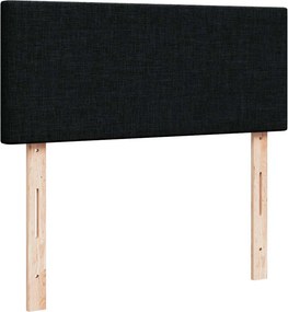 Box spring postel s matrací černá 120x190 cm textil 3287390