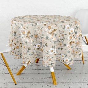 Ubrus PVC kulatý Fl-1670-03 - Zahrada klidu (různé velikosti)
