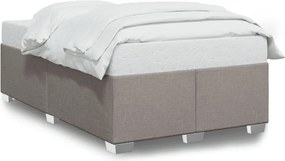 Rám postele bez matrací taupe 120x190 cm textil 3284461