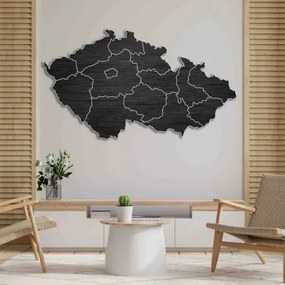 Dřevěná nástěnná mapa Česká republika - 14 kusů | SENTOP M002