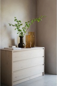 Komoda v dekoru dubu ve světle přírodní barvě 110x70x45 cm Melstone – Rowico