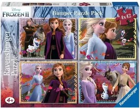 Ravensburger Puzzle Ledové království 2: Osud čeká / 4x42 dílků / od 4