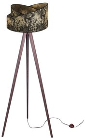 Stojací lampa Werona, 1x textilní stínítko se vzorem (výběr ze 7 barev), (výběr ze 6 barev konstrukce)
