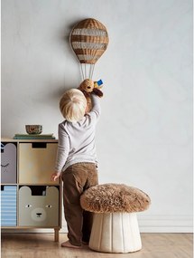 Hnědý/v přírodní barvě dětský puf Bertil – Bloomingville Mini