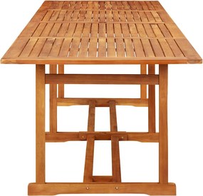 Zahradní jídelní stůl 280 x 90 x 75 cm masivní akáciové dřevo 315947