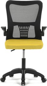 Dětská otočná židle žlutá KA-K2006 YEL