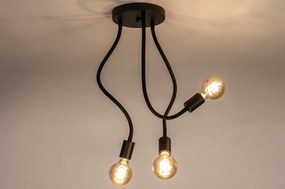 Stropní svítidlo do kuchyně Flexi Bulb 3 Black