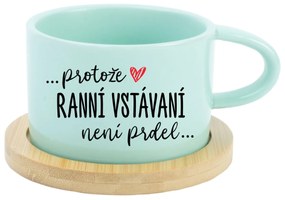 Hrníček makronka - Protože [doplň si sám] není prdel