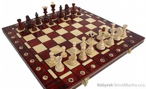 dřevěné šachy tradiční Senator 125 mad