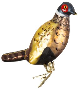 Skleněná ručně vyrobená vánoční ozdoba 18,5 cm Bird – Sass &amp; Belle