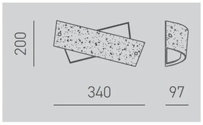 Gea Luce CAMILLA A P oro - Nástěnné svítidlo CAMILLA 2xE14/28W/230V 34 cm zlatá
