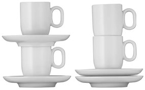 Bílé porcelánové šálky v sadě 2 ks na espresso 60 ml Barista – WMF