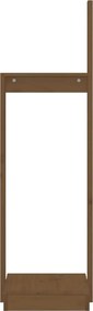 vidaXL Stojan na dřevo 33,5 x 30 x 110 cm masivní borovice [822619] Barva: Bílá