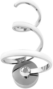 Toolight - LED nástěnná lampa SPRING UP APP831-W, chromová, OSW-09183