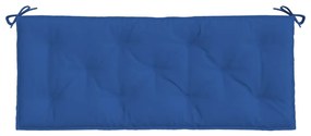 Poduška na zahradní lavici modrá 120x50x7 cm oxfordská látka