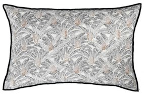Dekorační polštář PIGNA 60 x 40 cm, blanc patale / acier