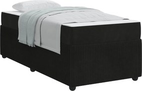 Rám postele Černá 100 x 200 cm textil 3398362