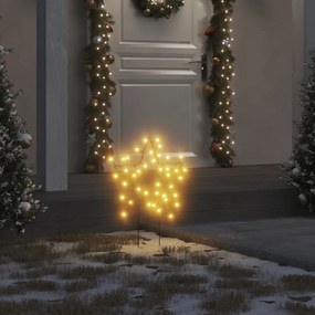 Vánoční světelné dekorace s hroty 3 ks Hvězda 50 LED diod 29 cm - Default Title