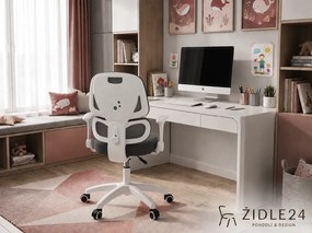 Dětská rostoucí židle PROKID - šedá síťovina