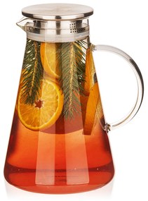 4Home Skleněný džbán s víčkem Jug Hot&Cool, 1,8 l